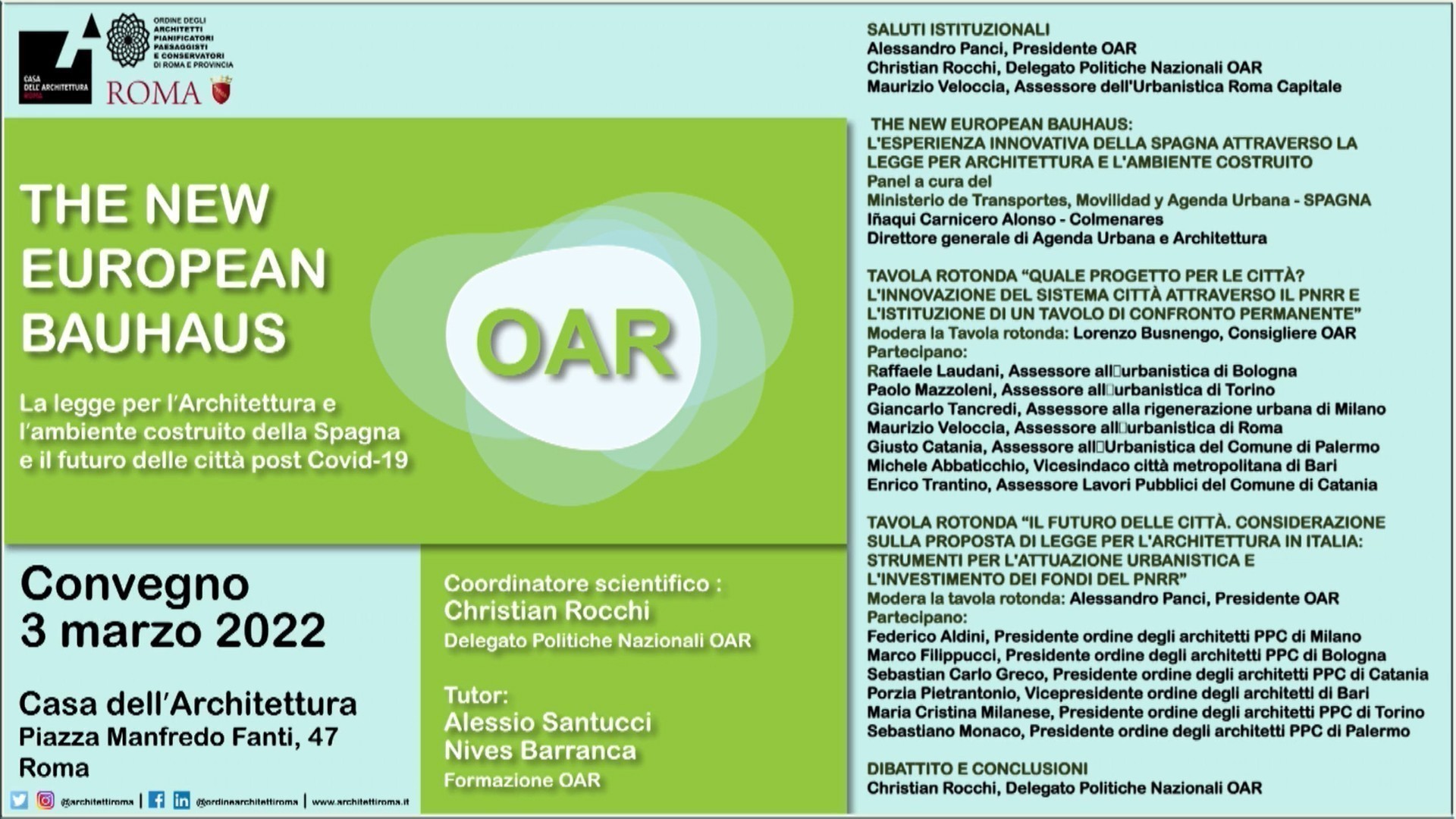 La legge per l’Architettura e l’ambiente costruito della Spagna e il futuro delle città post ...